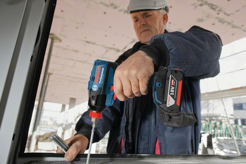 Rázový utahovák aku, BOSCH GDX 18 V-EC Professional, 06019B9100 ...