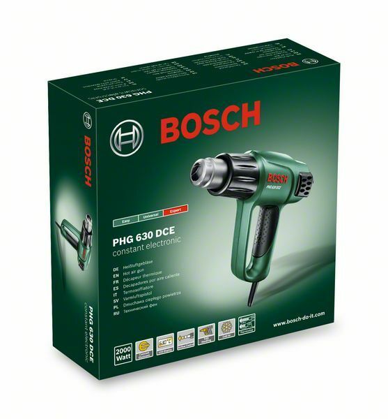 Horkovzdušná pistole Bosch PHG 630 DCE, 060329C708 - TorriaCars