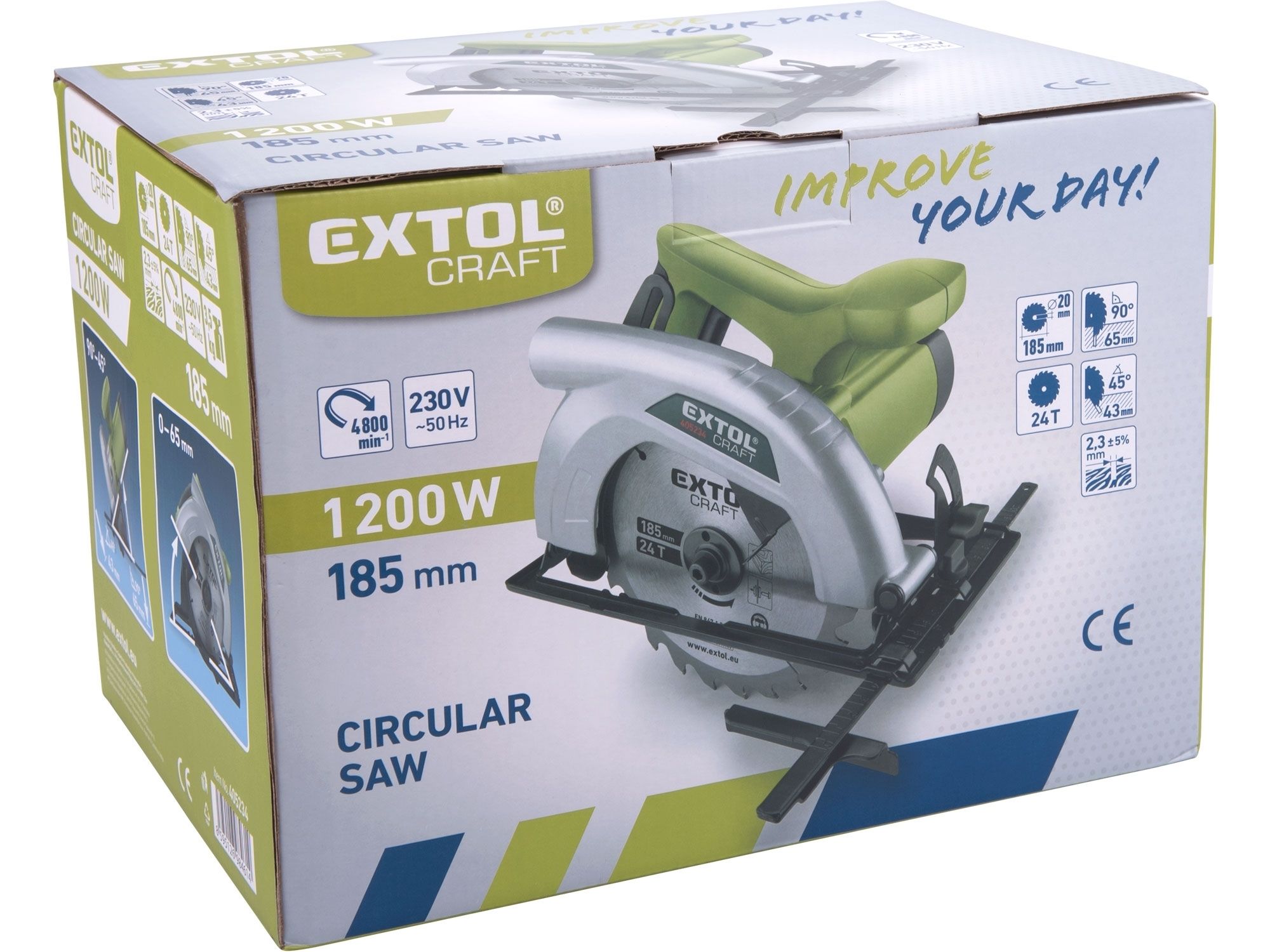 Pila kotoučová, 185mm, 1200W EXTOL-CRAFT - TorriaCars