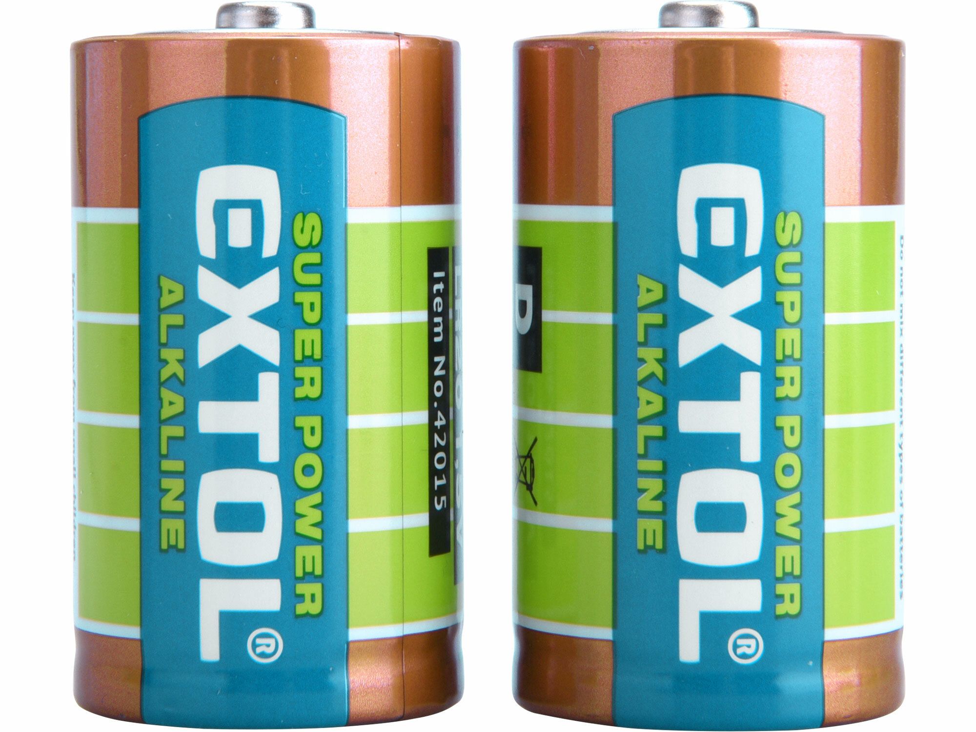 Baterie alkalické, 2ks, 1,5V D (LR20) EXTOL-ENERGY - TorriaCars