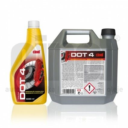 Cinol brzdová kapalina DOT 4 - 500ml - TorriaCars