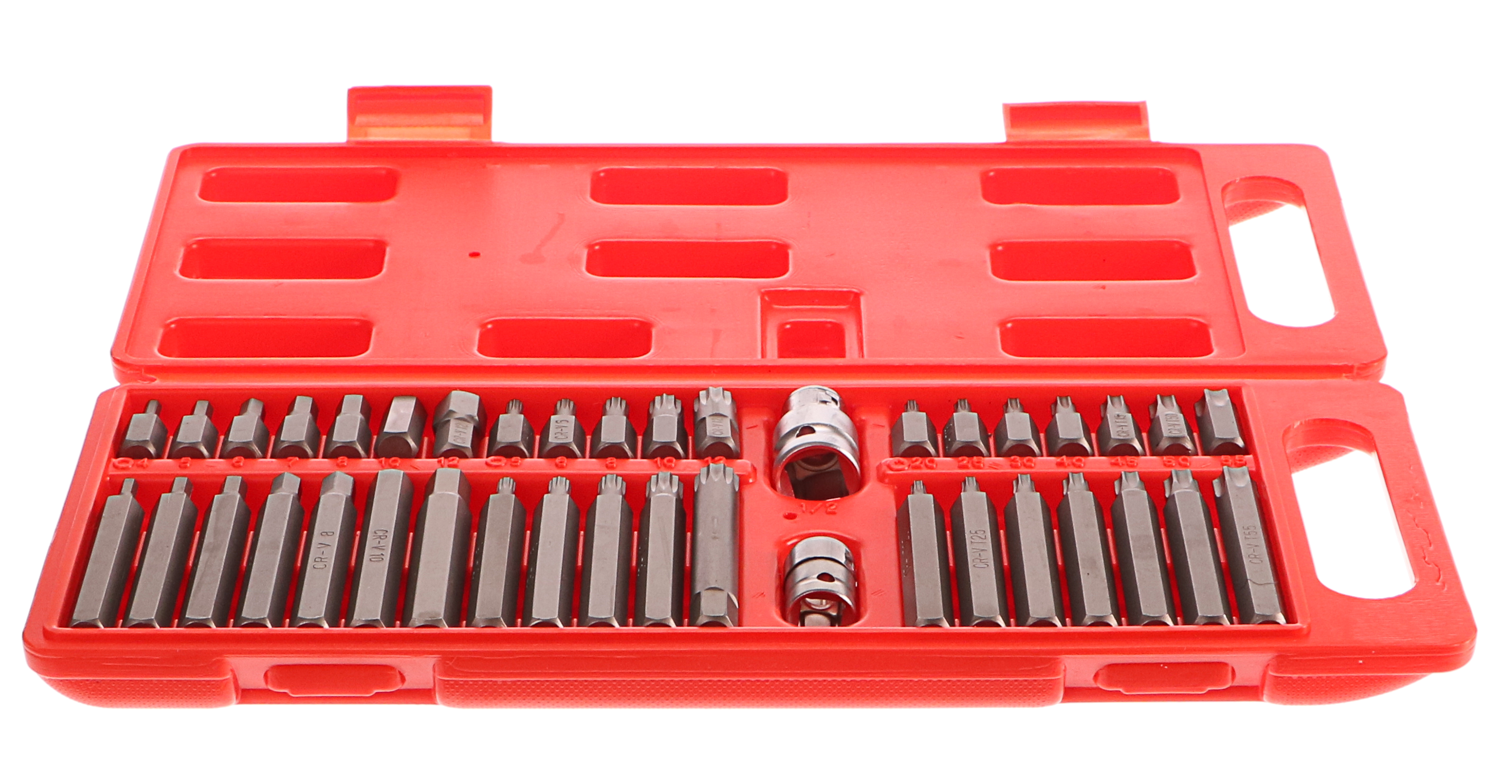 Hroty HEX-TORX-XZN, sada 40ks, CrV, EXTOL PREMIUM - TorriaCars