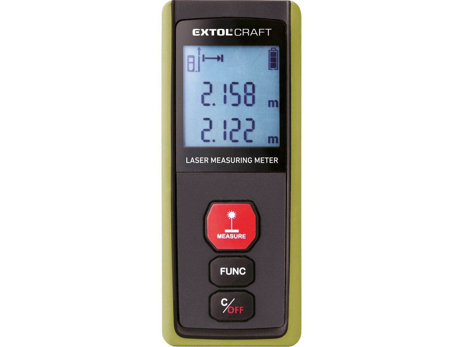 Metr laserový digitální 40M, 0,15-40m EXTOL-CRAFT - TorriaCars
